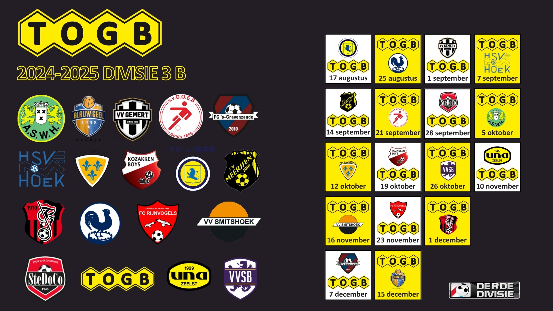 Voorbeschouwing FC Lisse - TOGB | S.V. TOGB